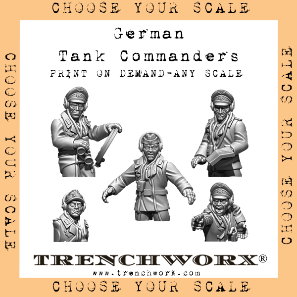 Tank Commanders - Any Scale - Physical Print on Demand – Trenchworx