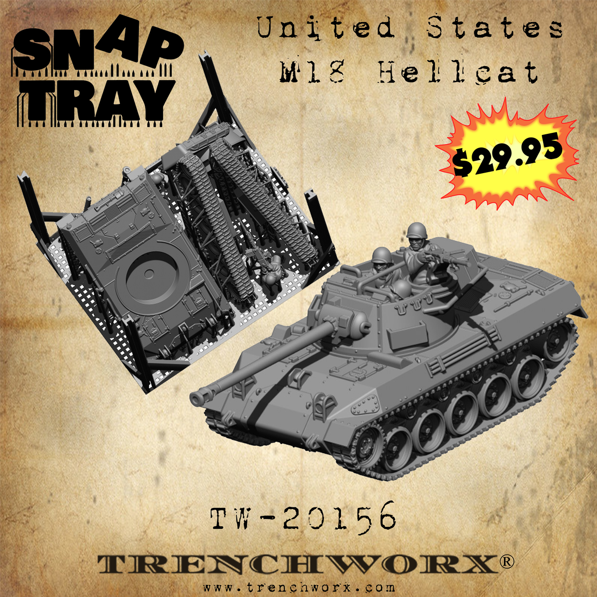 M18 Hellcat - Snap Tray – Trenchworx