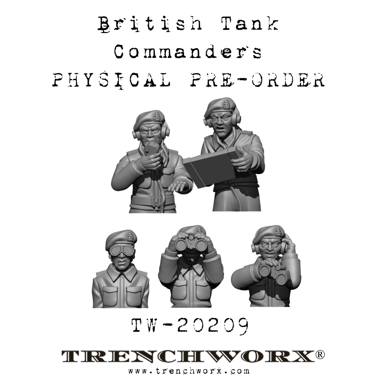 British Tank Commanders - Physical – Trenchworx